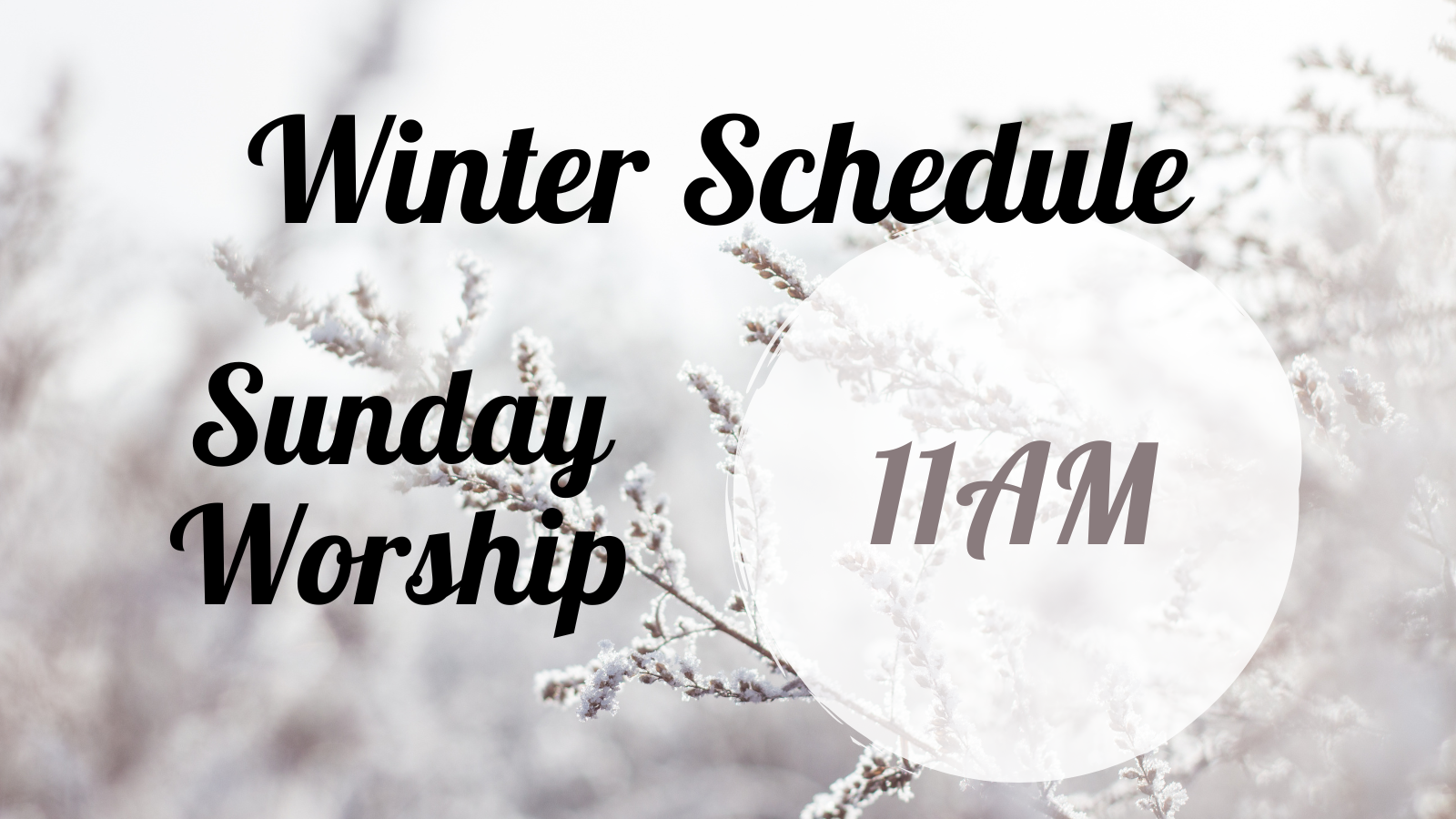 INDOOR SERVICE @ HEMBY PROGRAM CENTER | YMCA (Magnolia) - Cross Park Church